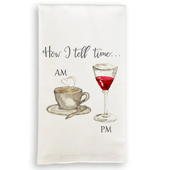 How I Tell Time Dish Towel | Capital Bee Company